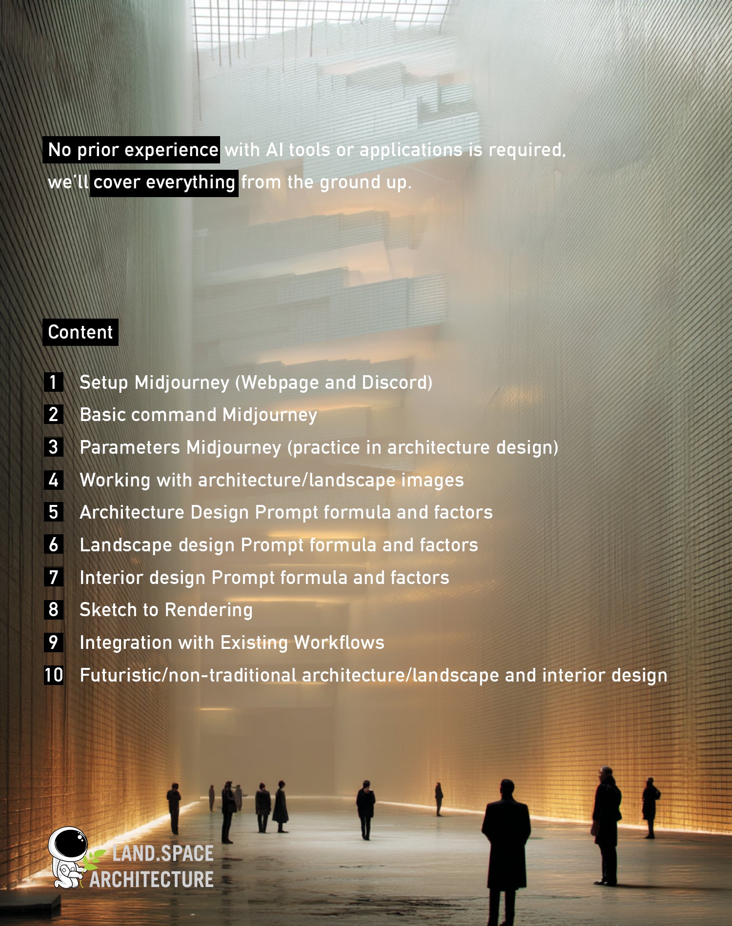 Midjourney AI for Architecture, Landscape Architecture and Interior