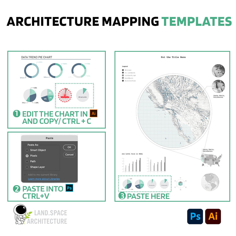 Architecture Site Analysis Mapping Templates for Architecture Design ...