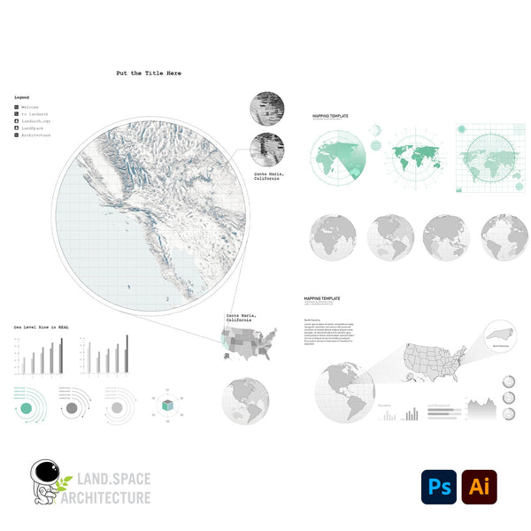 Architecture Site Analysis Mapping Templates for Architecture Design ...