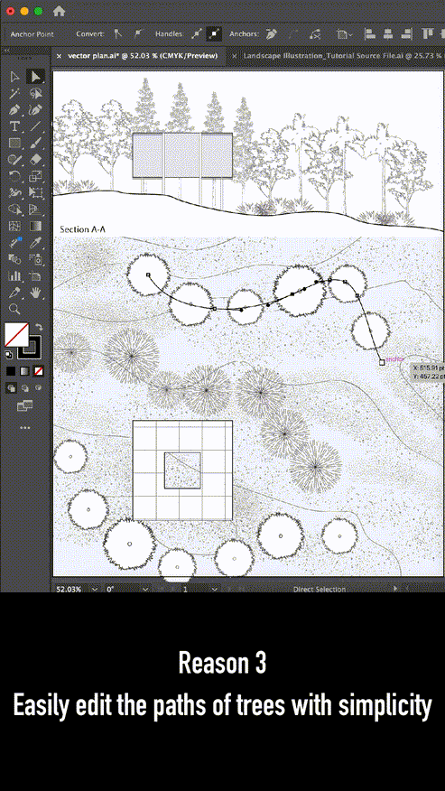 35 Tree Top View Vector Tree Brushes for Landscape Design – LandSpace ...