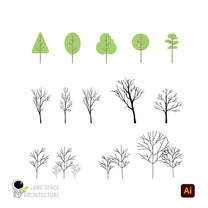 Urban Axonometric Vector Package – Landscape Architecture